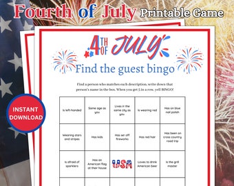 Fourth of July Pass the Prize Game, Printable Family Games, Patriotic ...