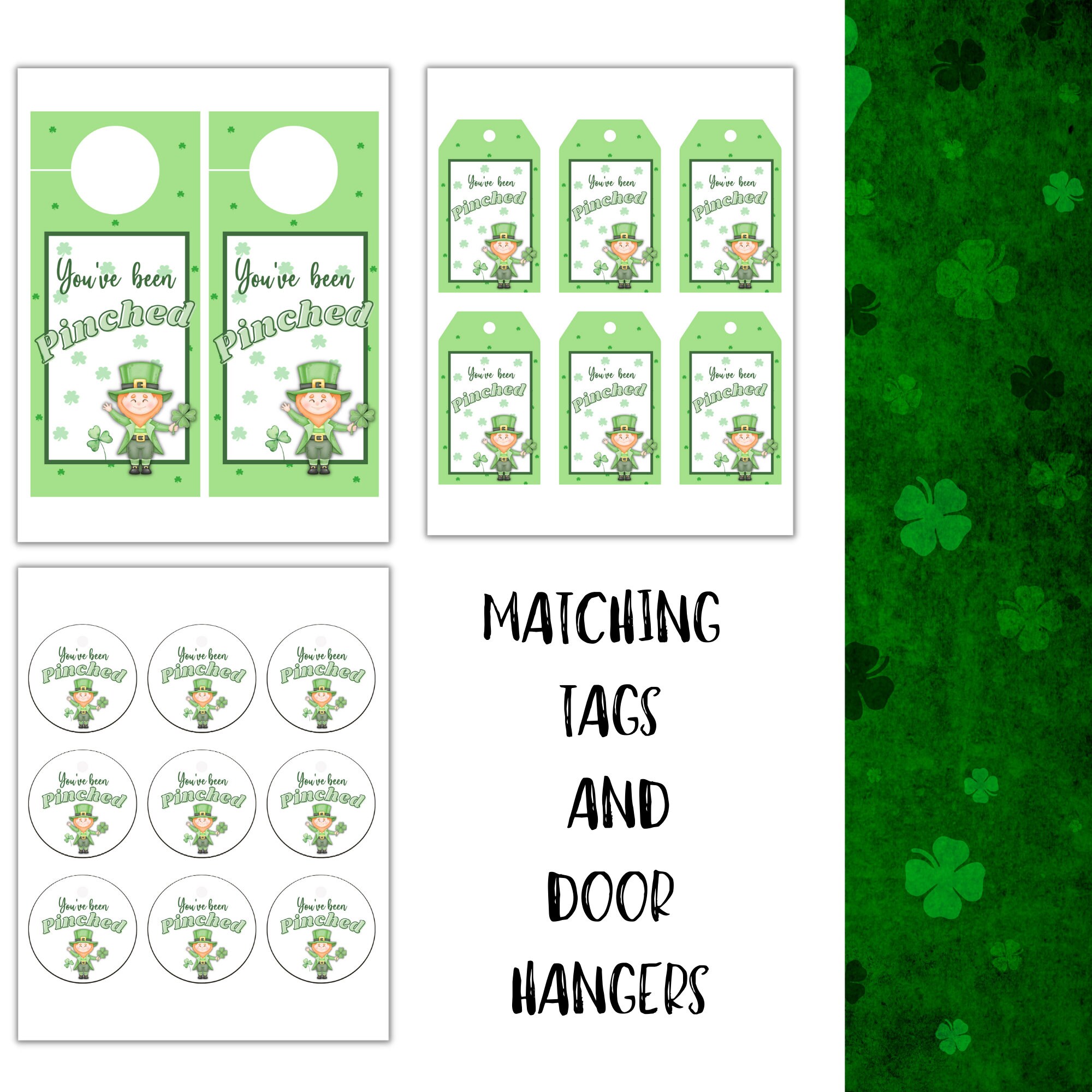 You've Been Pinched Printable Bundle, We've Been Pinched Kit, I've Been ...