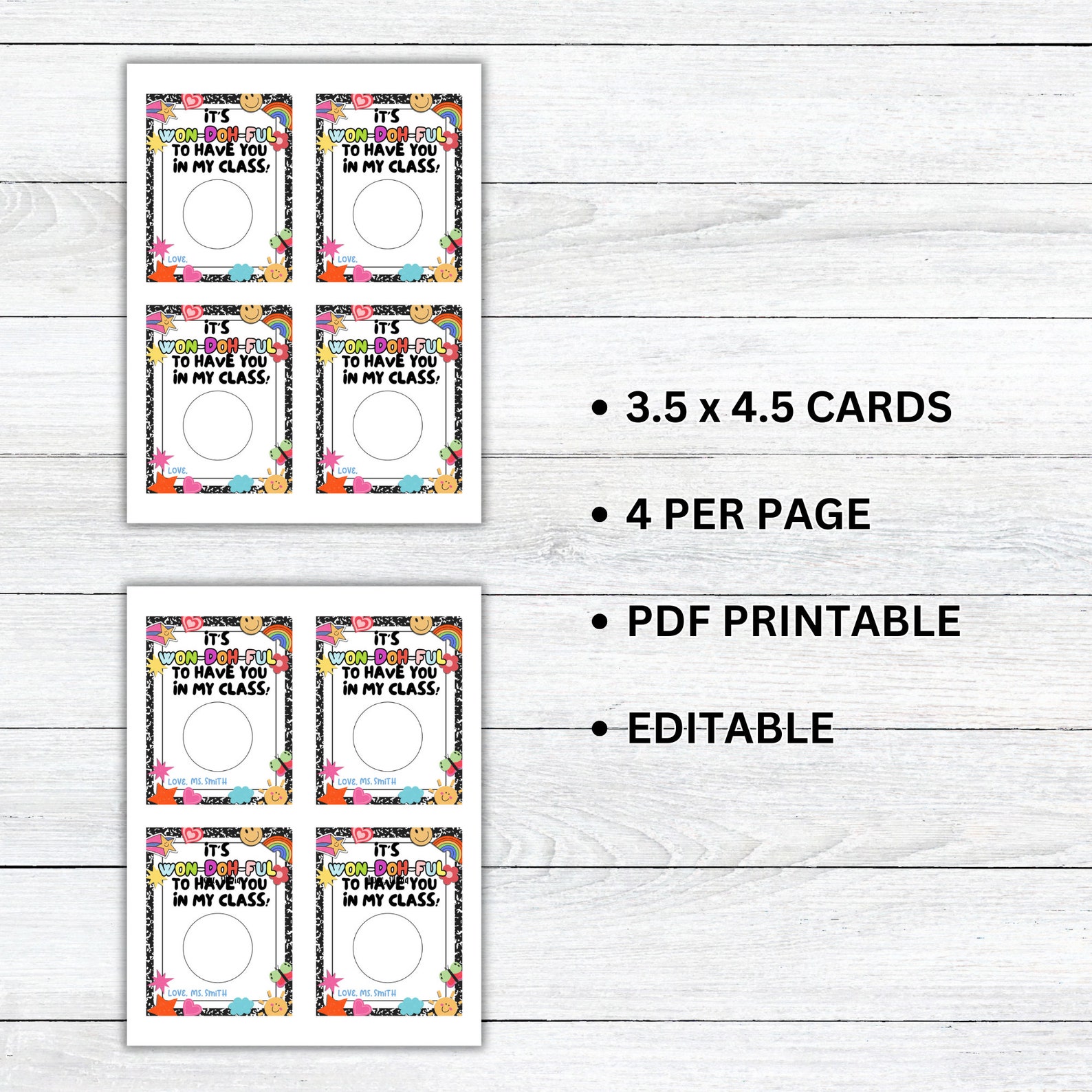 Editable Doh Back to School Play Gift, Meet the Teacher Doh Tag for ...