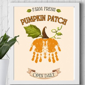 Fall Handprint Art, Fall Craft, Kids Handprint Art Craft, Fall Art for ...