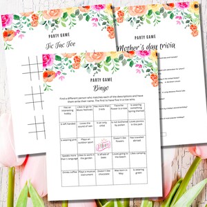 Mother's Day Game Bundle, Mother's Day Printable, Mother's Day Craft ...
