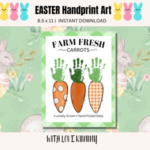 Easter Handprint Footprint Craft Printable, Preschool Craft, Easter ...