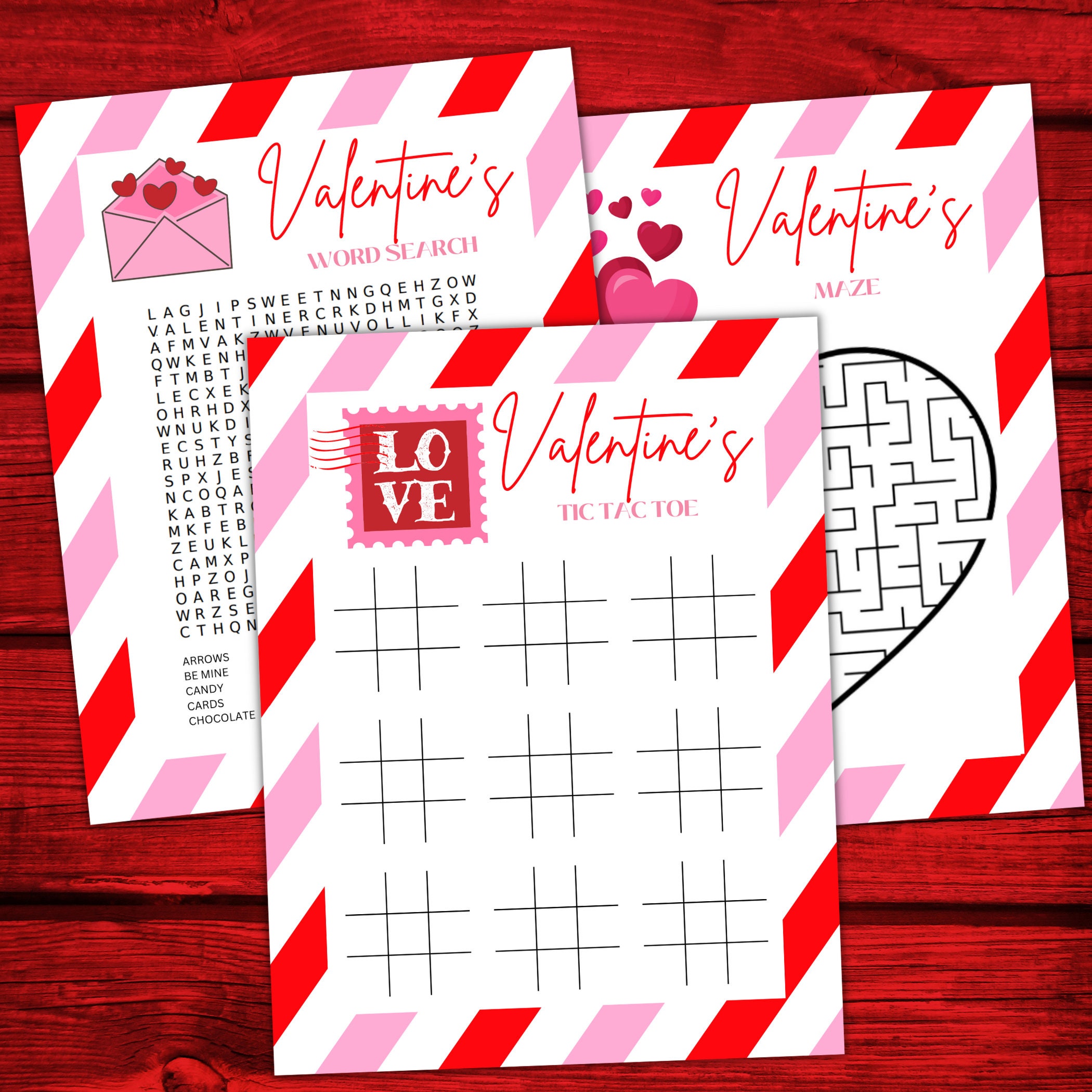 Printable Valentine's Day Game Bundle, Party Games and Activities, Kids ...