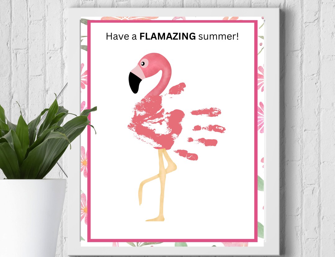 Summer Handprint Art, Summer Craft, Kids Handprint Art Craft, Summer ...