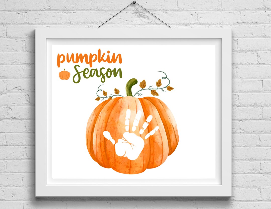 Fall Handprint Art, Fall Craft, Kids Handprint Art Craft, Fall Art for ...