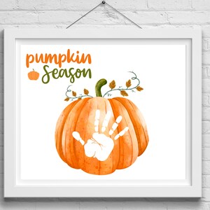 Fall Handprint Art, Fall Craft, Kids Handprint Art Craft, Fall Art for ...