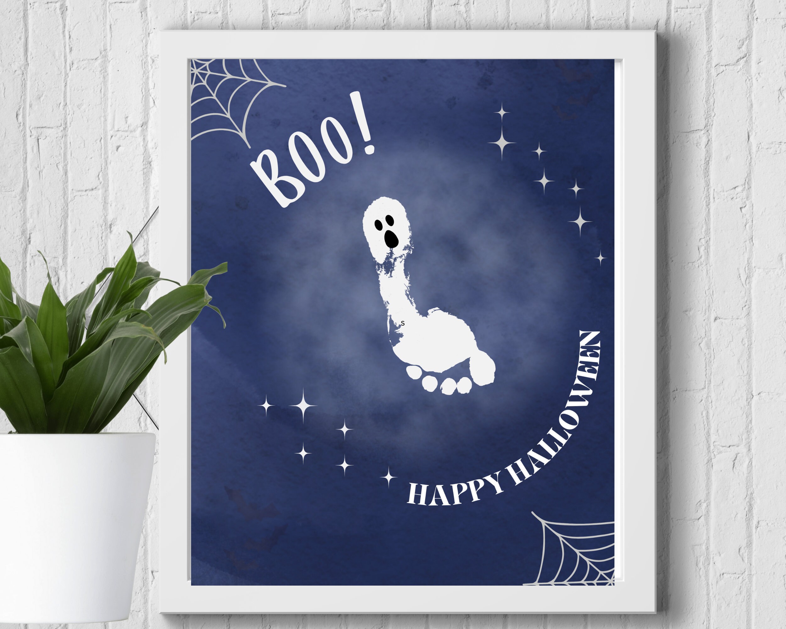 Halloween Handprint Footprint Art, Halloween Craft, Kids Art Craft ...