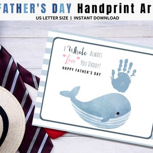 Father's Day Handprint Activity, Father's Day Printable, Happy Father's ...