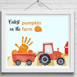 Fall Handprint Art, Fall Craft, Kids Handprint Art Craft, Fall Art for ...