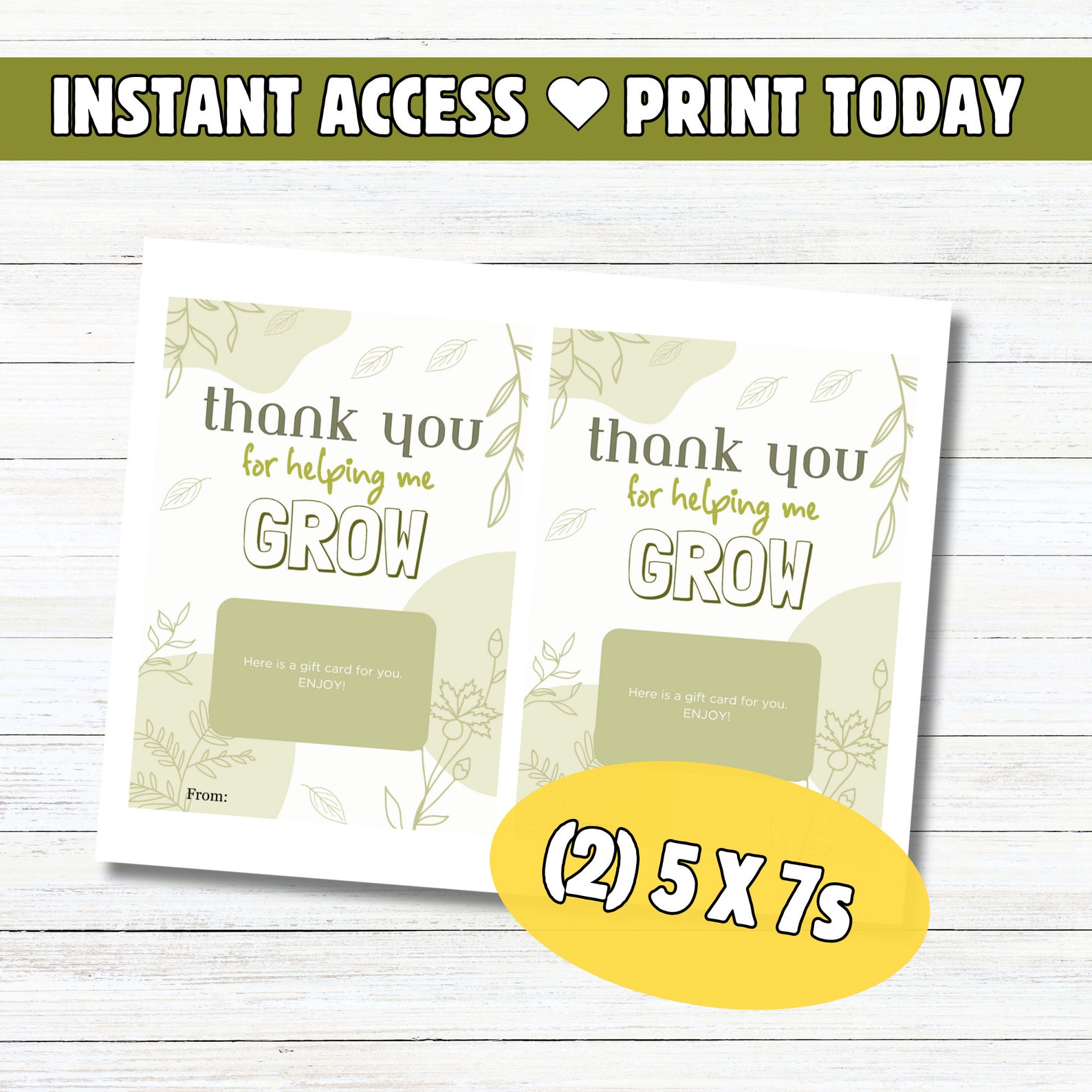 Teacher Appreciation Printable Gift Card Holder, Teacher Gift Card ...