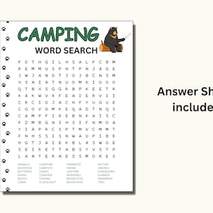 Camping Games Bundle for Kids & Adults, Camping Activities, Family ...