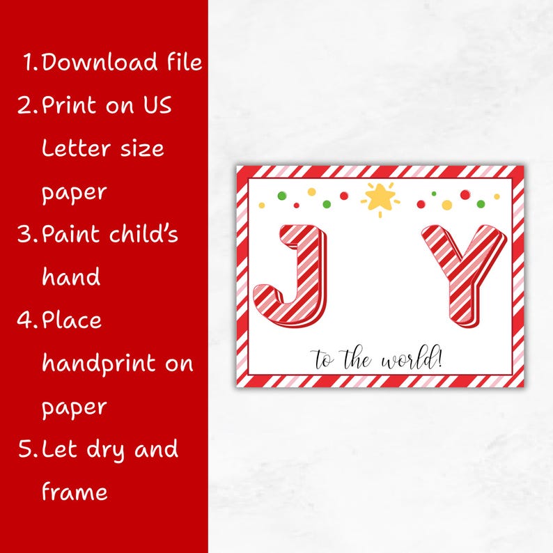Christmas Handprint Craft, Winter Handprint Art, Printable Preschool ...