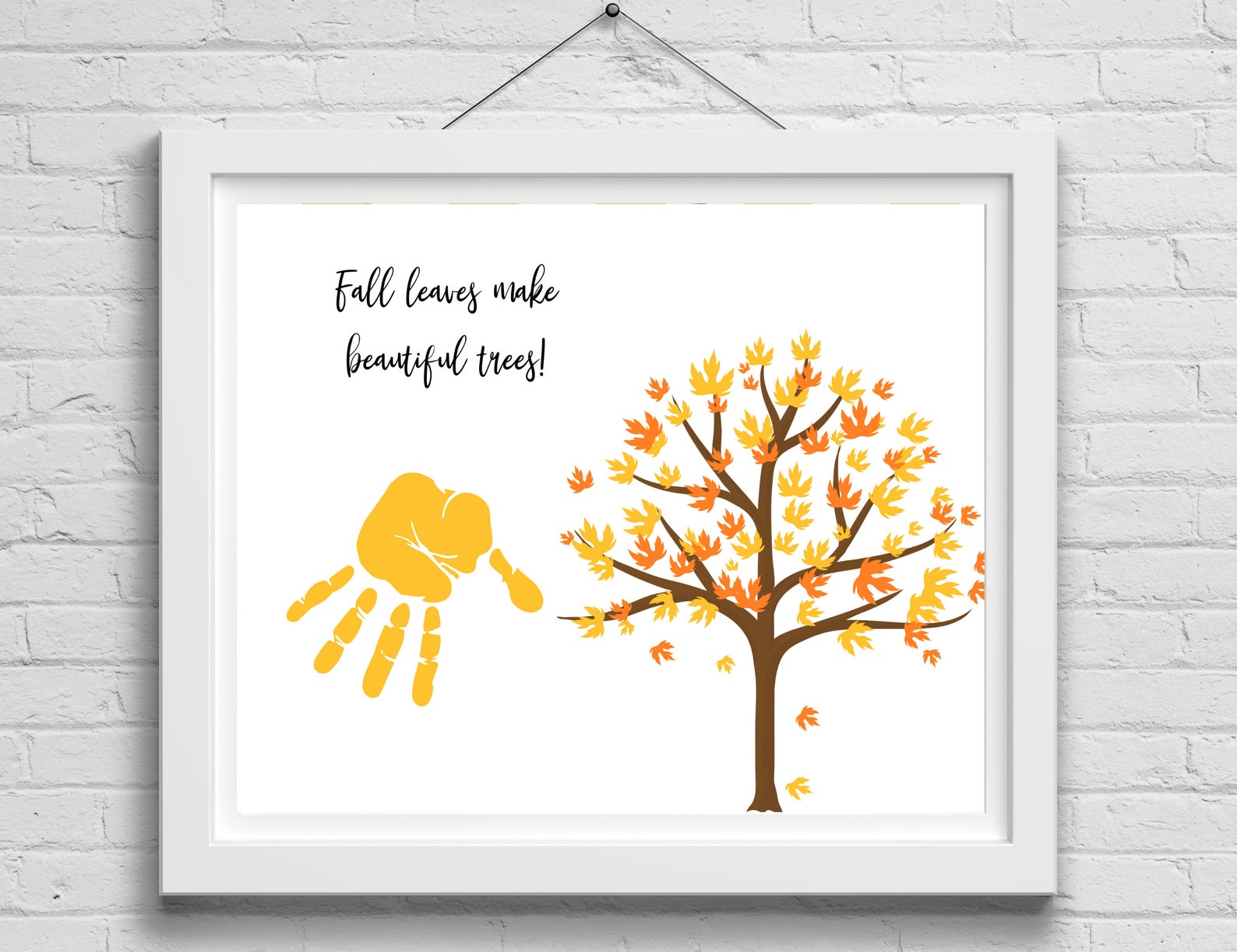 Fall Handprint Art, Fall Craft, Kids Handprint Art Craft, Fall Art for ...