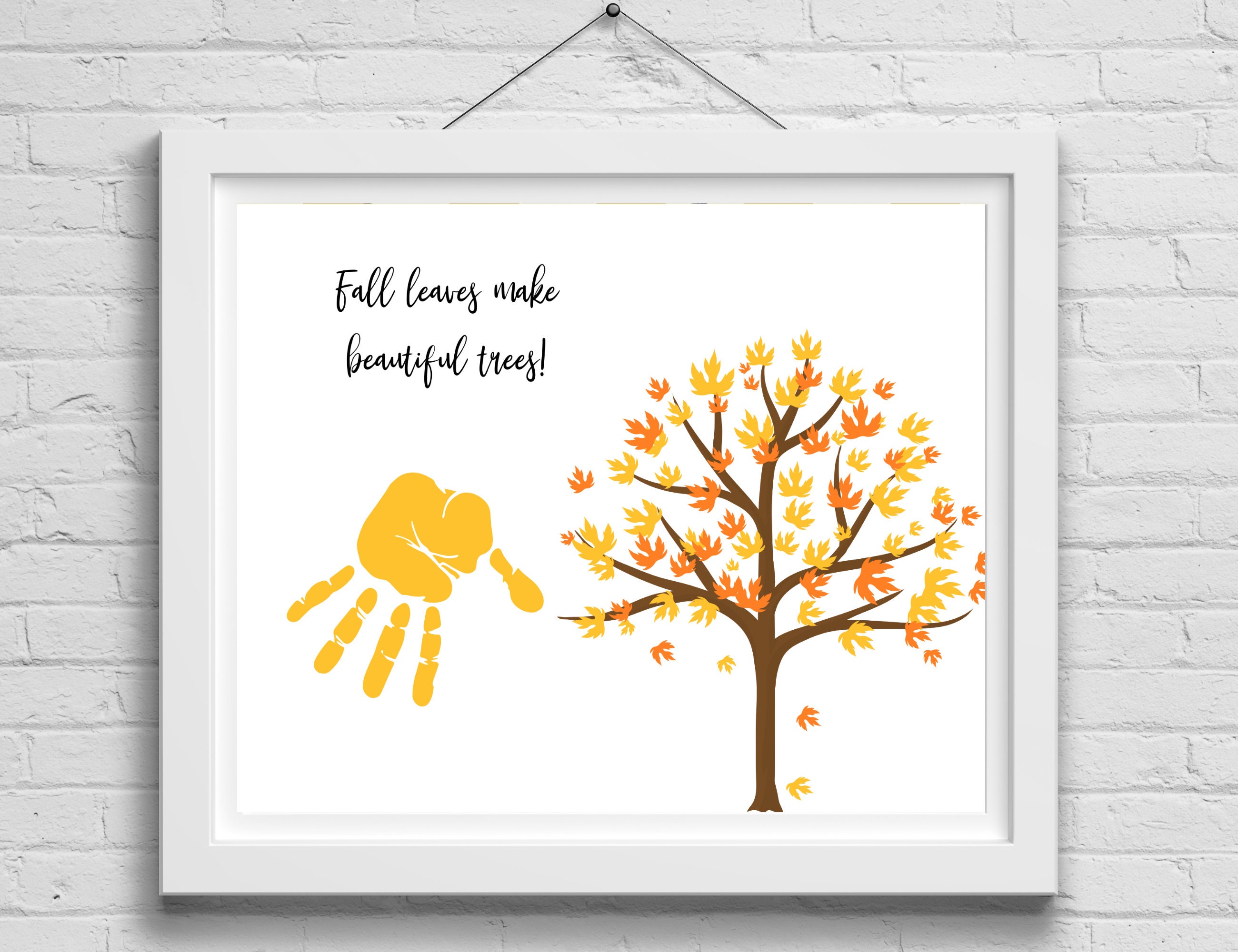 Fall Handprint Art, Fall Craft, Kids Handprint Art Craft, Fall Art for ...
