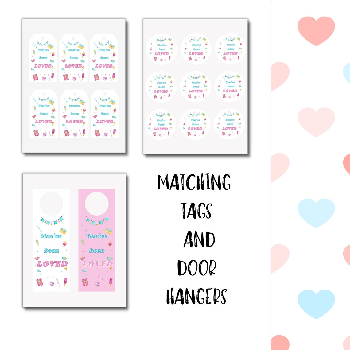 You've Been Loved Printable Bundle, We've Been Loved Kit, I've Been ...