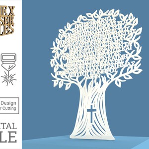 Πατέρα μας (greek Our Father Prayer) Tree- Laser Cut File Svg Dxf Pdf ...