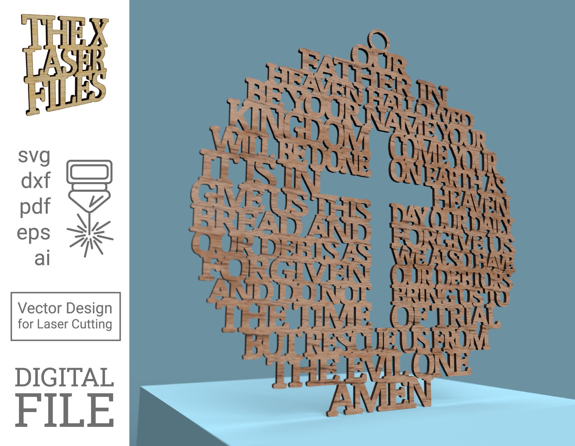 Modern Lord's Prayer Our Father christian or Catholic - Etsy Australia