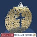 Catholic Lord's Prayer Our Father Circle With Cross Laser Cut File Svg ...