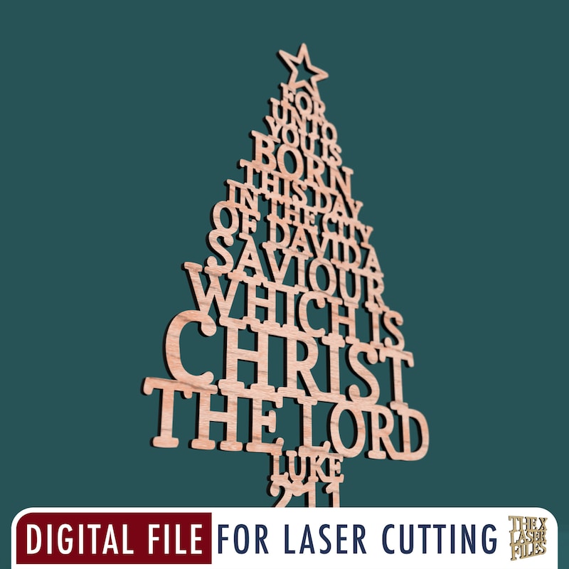 Christmas Tree Dxf - Etsy