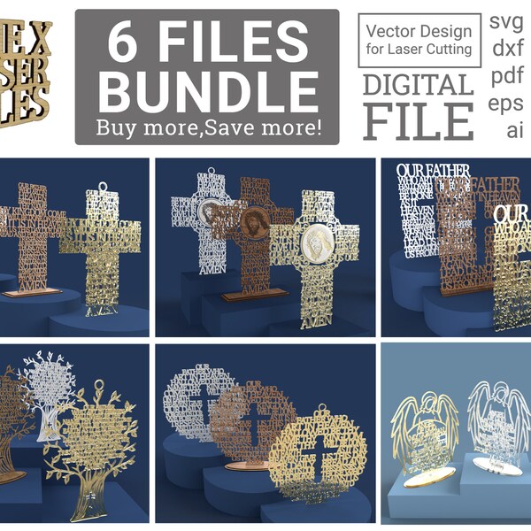 Laser Cut Lords Prayer Cross - Etsy