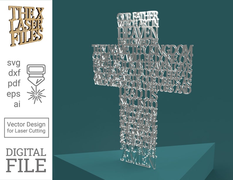 KJV Lord's Prayer Lord's Prayer Our Father King James - Etsy