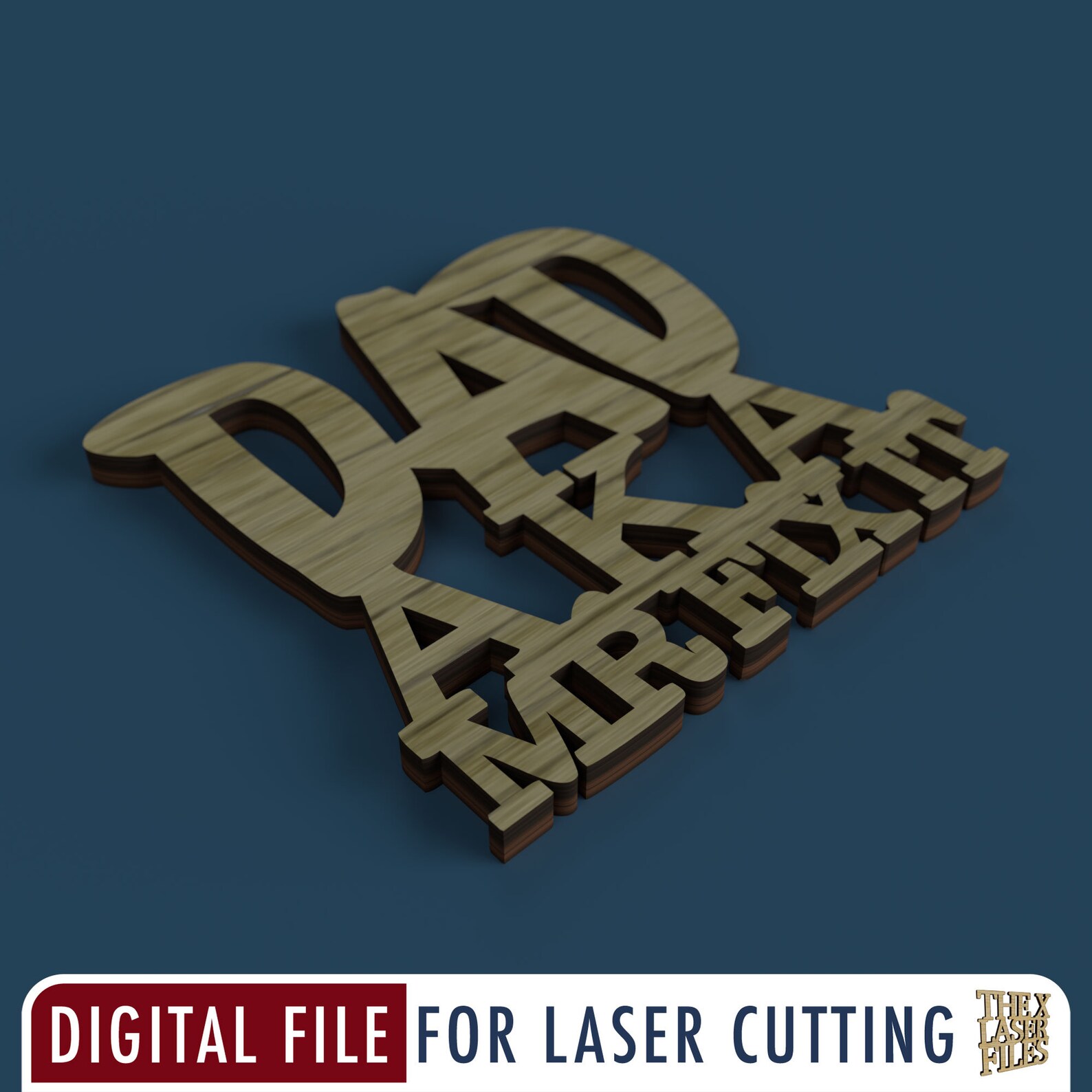 Dad Coasters - Laser Cut File Svg Dxf Pdf Eps DIGITAL FILE - Etsy