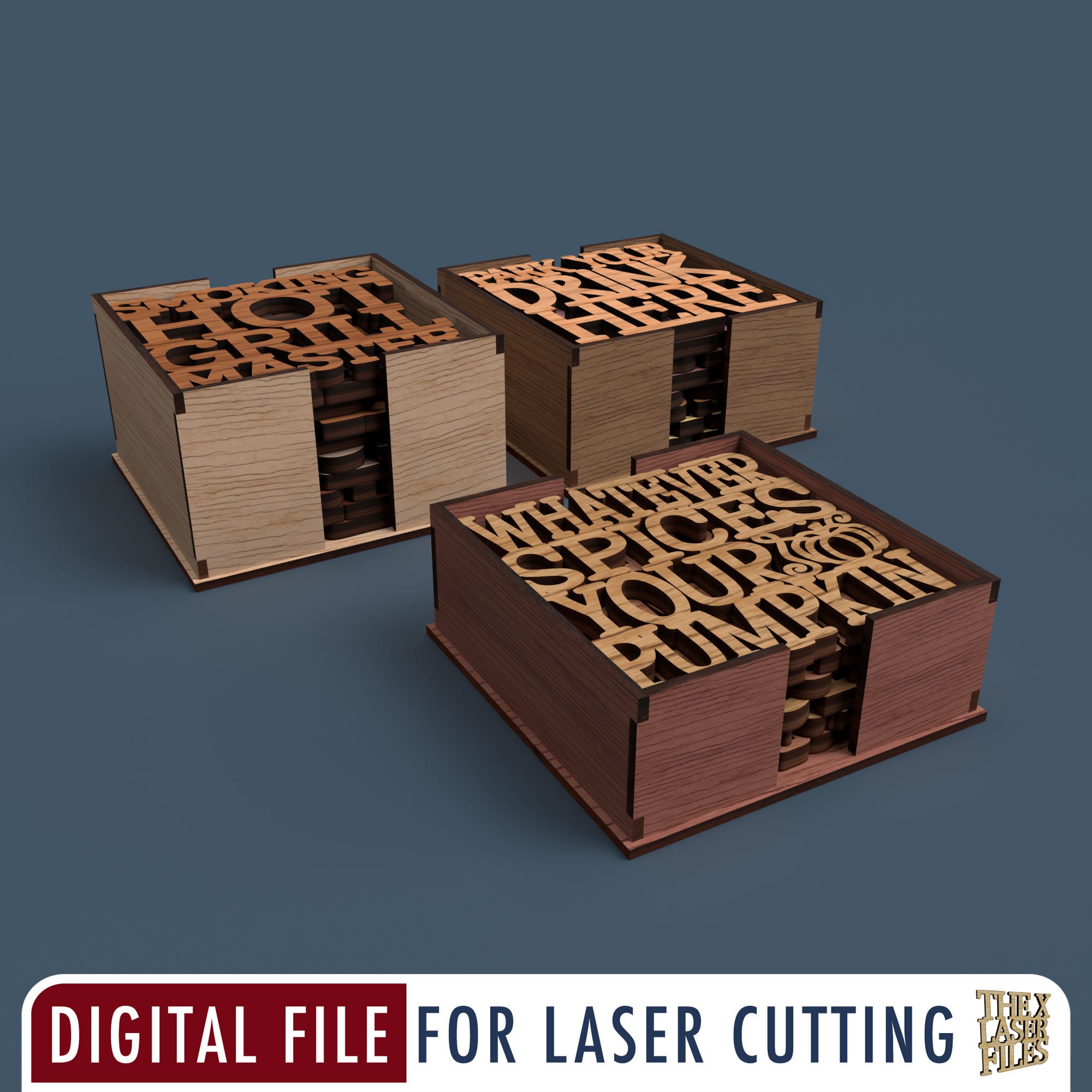 Coaster Holder 01 - Laser Cut File Svg Dxf Pdf Eps DIGITAL FILE - Etsy