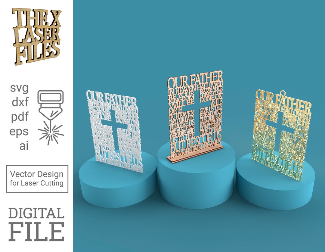 Modern Lord's Prayer Our Father (christian or Catholic) Square With ...