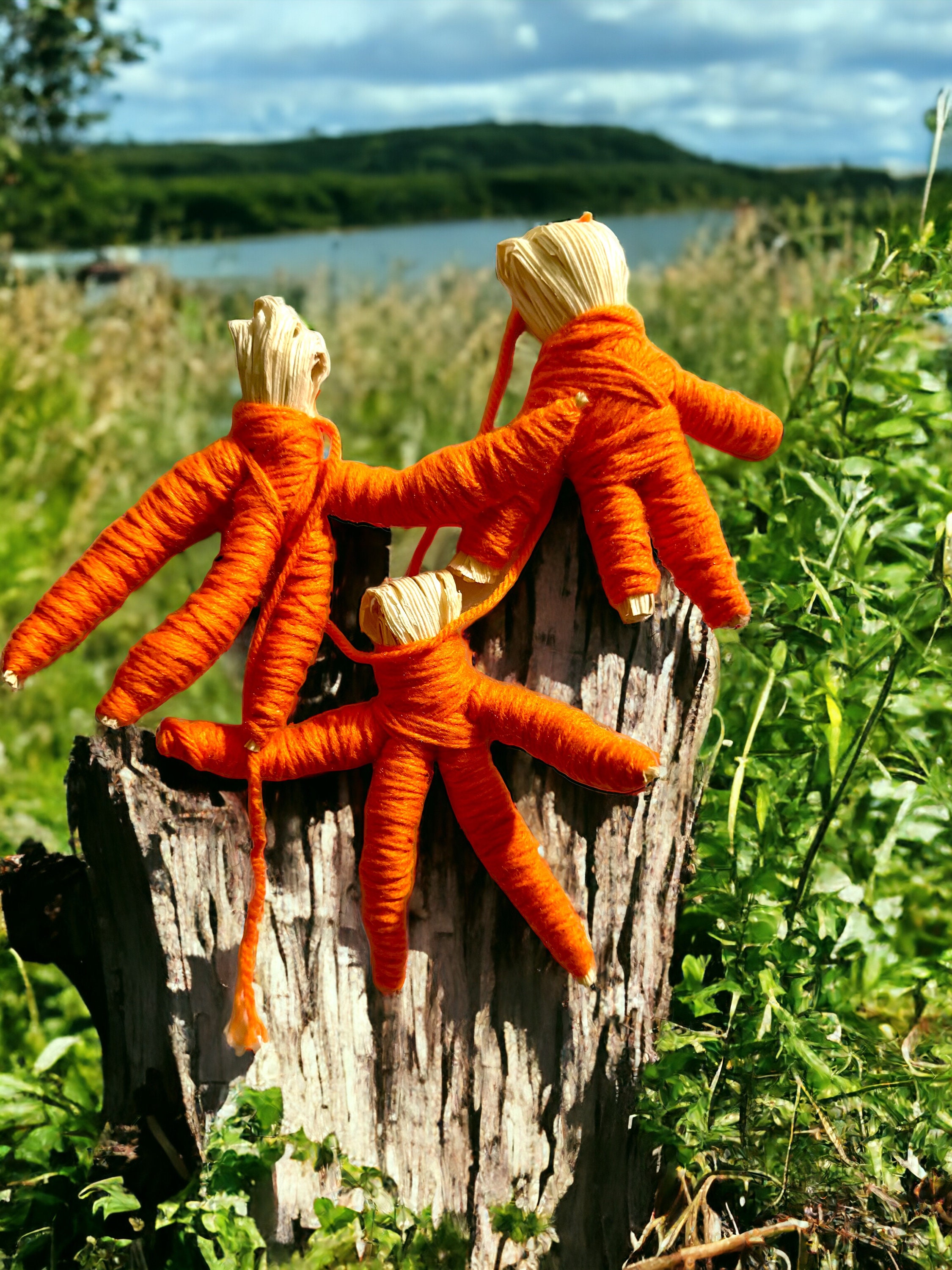 Orange Intention Voodoo Doll ,poppets - Etsy