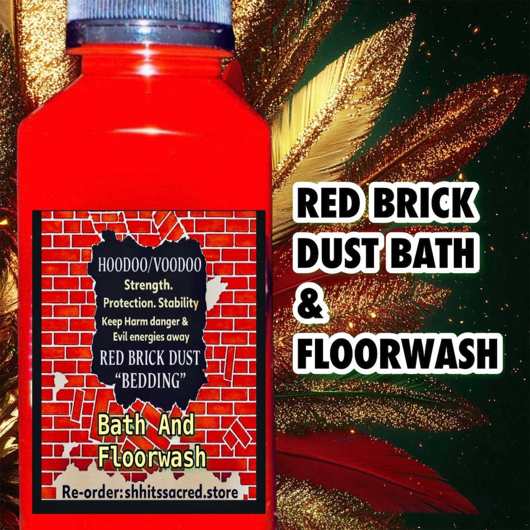 Red Brick Dust Bedding Hoodoo Voodoo Bath and Floorwash Protection ...