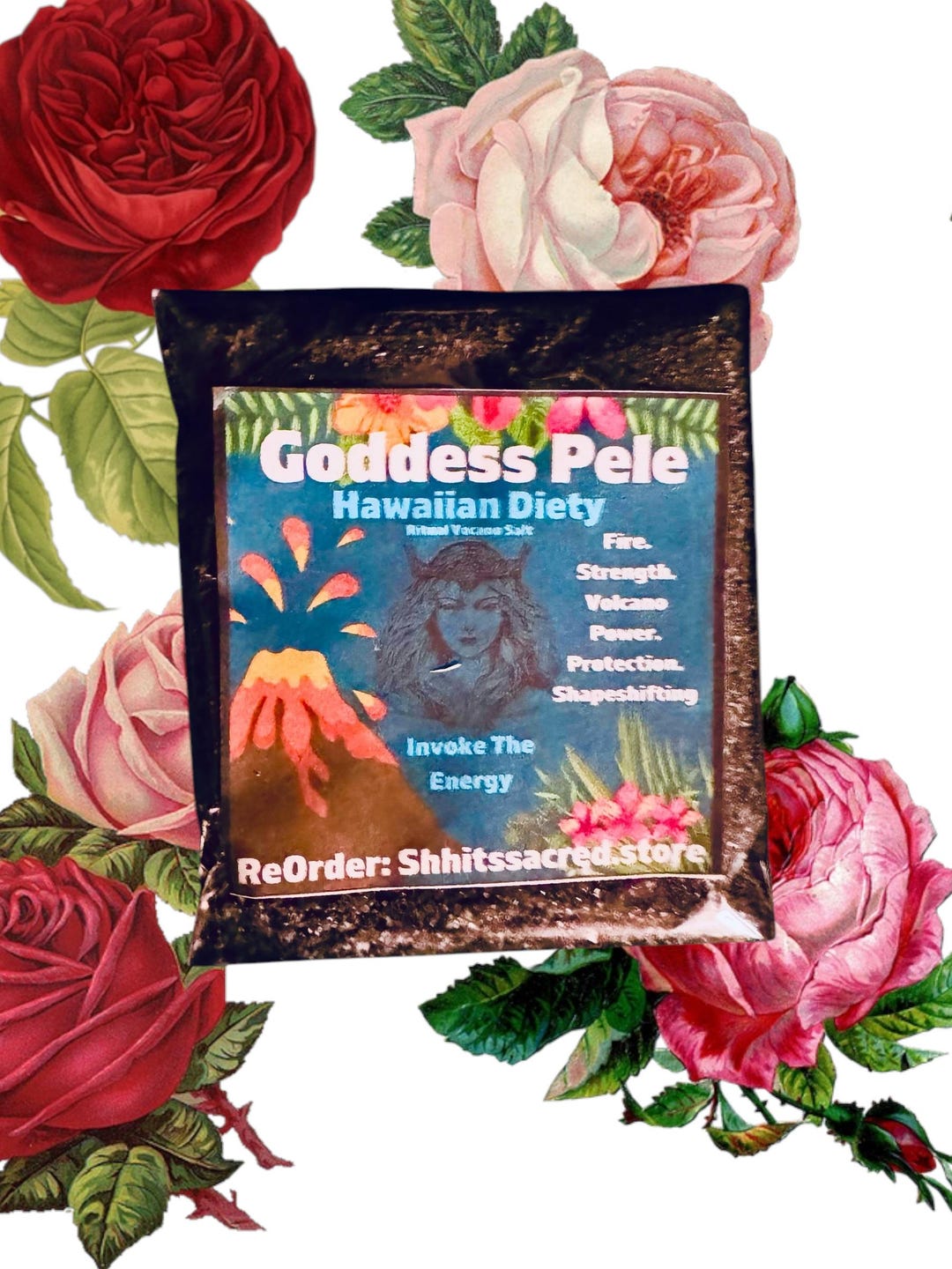 Goddess Pele Hawaiian Deity Black Lava Salt - Etsy