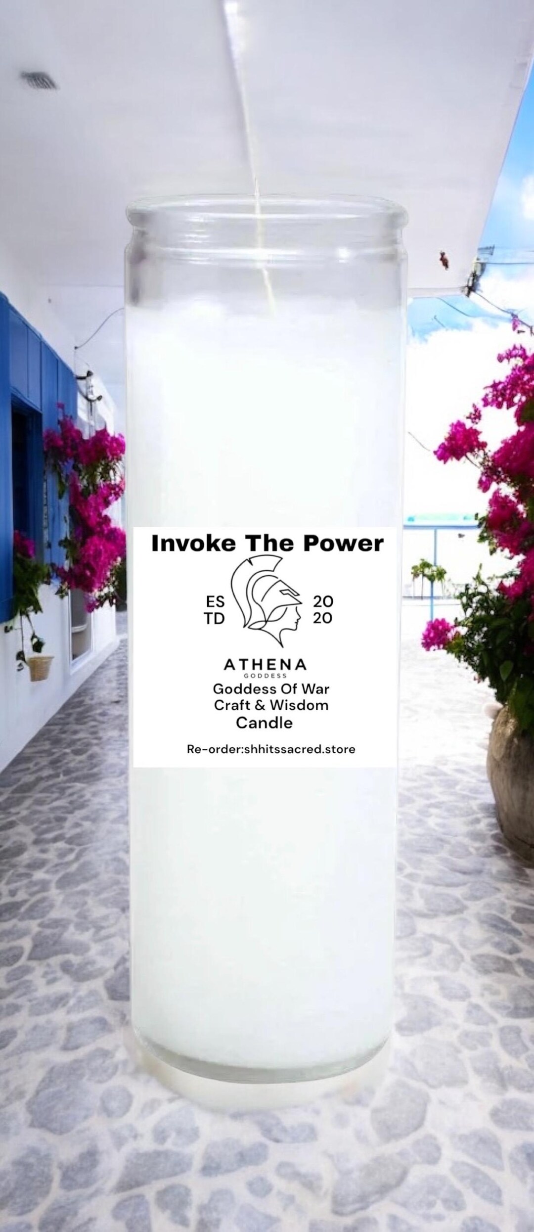 Greek Goddess Athena Candle - Etsy