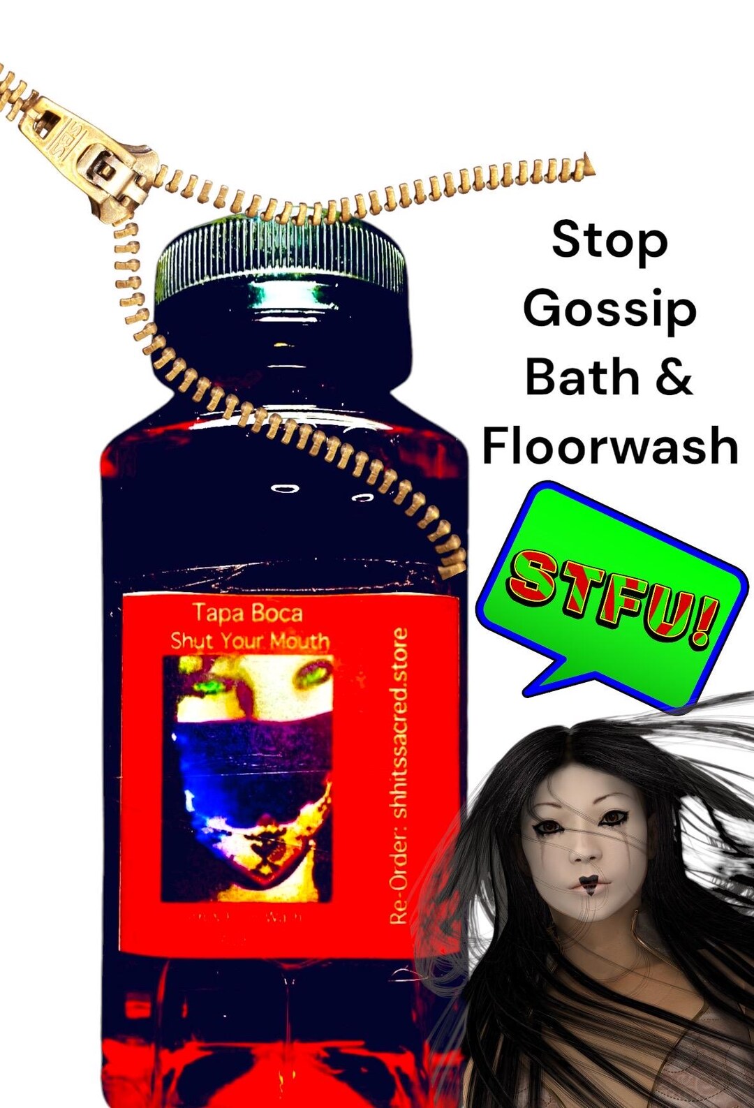 Tapa Boca(shut Your Mouth ) Bath & Floorwash - Etsy