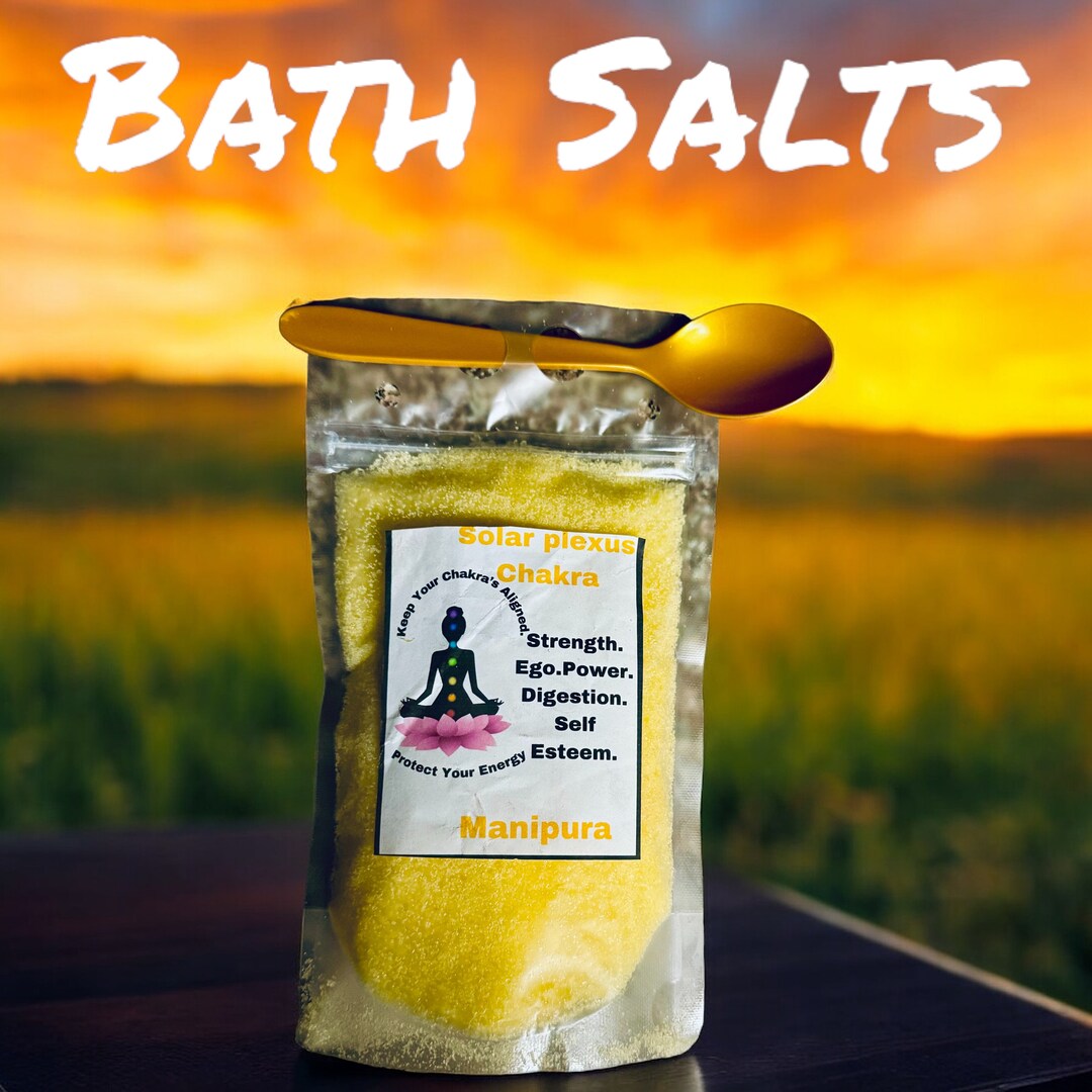 Solar Plexus Chakra Bath Salt - Etsy
