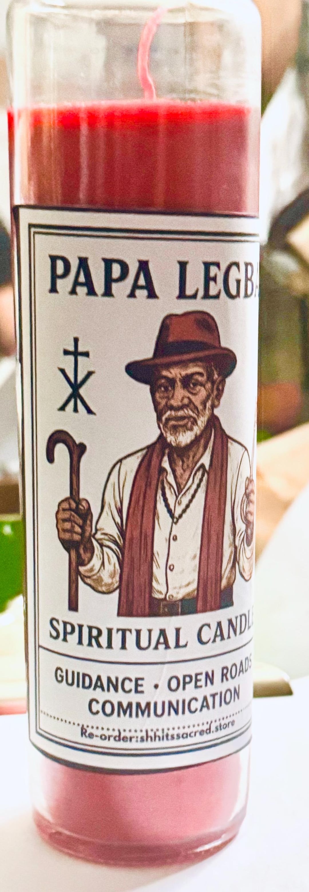 Papa Legba Ritual Candle: Road Opening, Communication & Crossroads ...