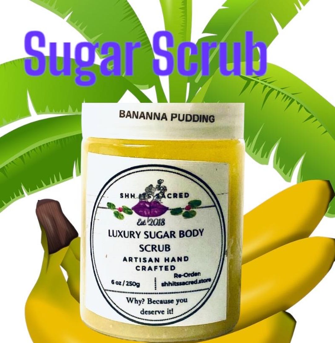 Banana Pudding Sugar Scrub Lux - Etsy