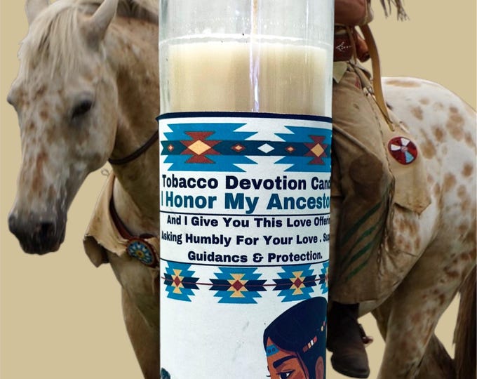 Native American Ancestral Devotion Candle - Etsy