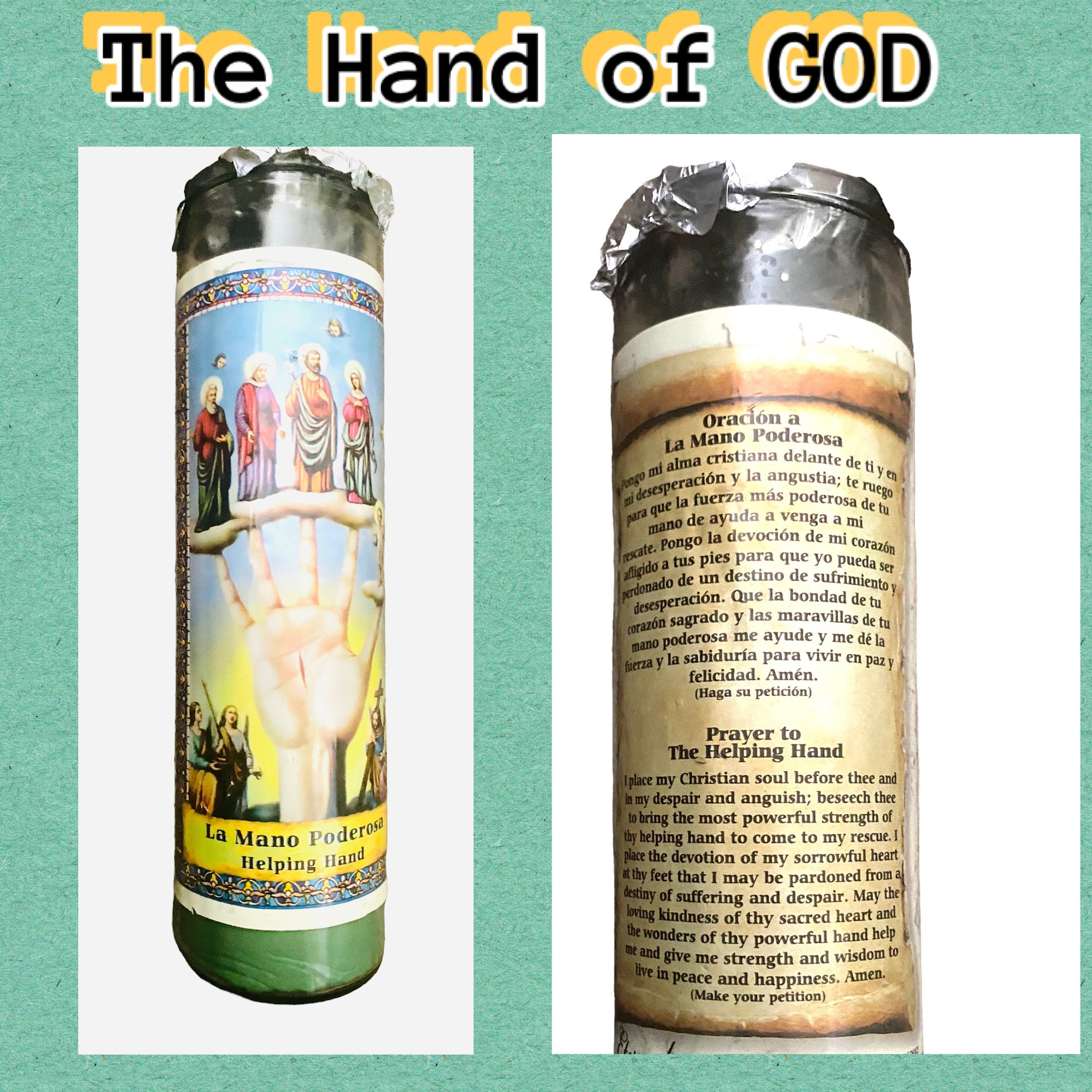 The Powerful Helping Hand of God 7 Day Candle la Mano De - Etsy