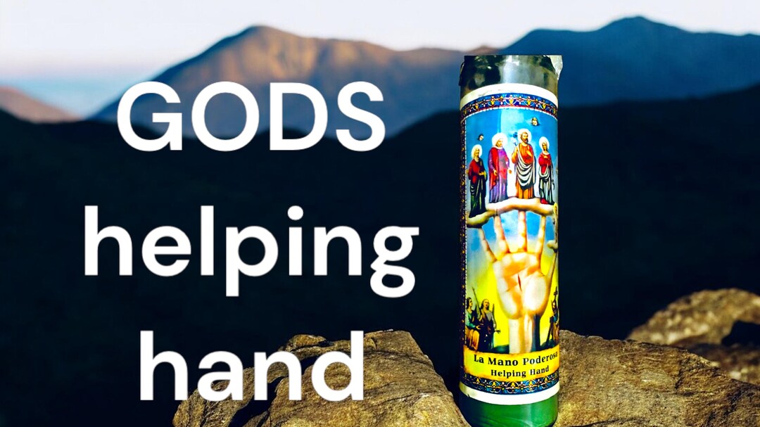 The Powerful Helping Hand of God 7 Day Candle (la Mano De Poderosa) - Etsy