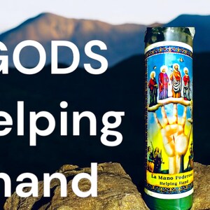 The Powerful Helping Hand of God 7 Day Candle (la Mano De Poderosa) - Etsy