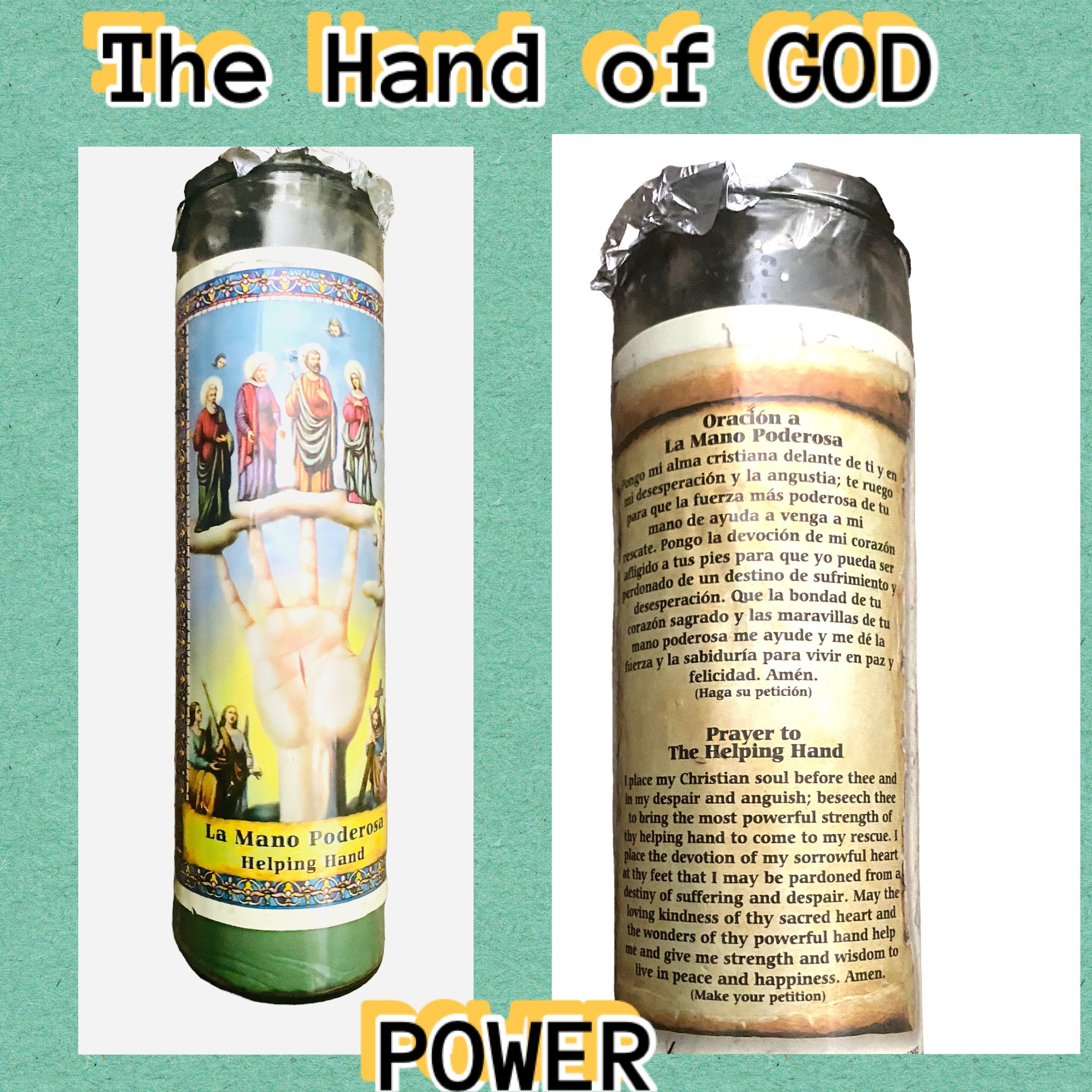 The Powerful Helping Hand of God 7 Day Candle la Mano De - Etsy