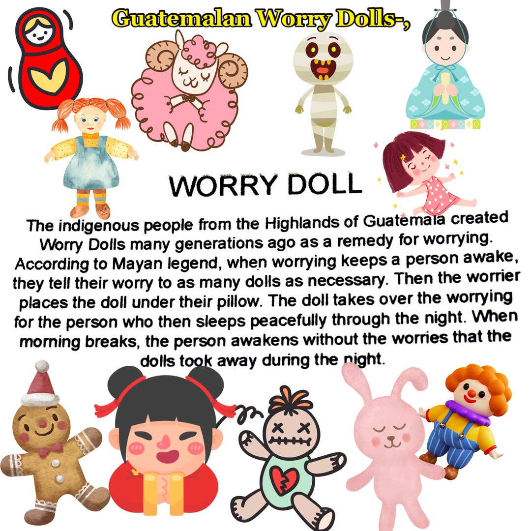 Worry Dolls 7 Pk (guatemalan) - Etsy