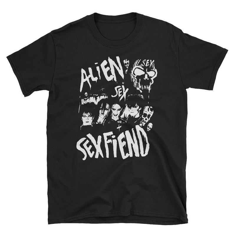 Alien Sex Fiend T Shirt Virgin Prunes Christian Death Etsy