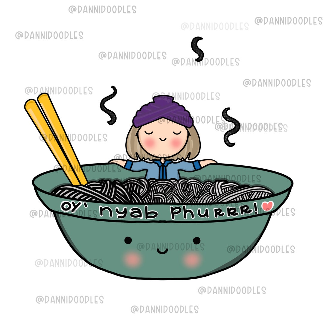 Hmong Girl Pho Doodle Art: Crafting Digital Design (JPG, PNG) - Etsy
