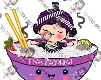 Hmong Christmas Couple Cartoon: Digital Art (PNG, JPG) - Etsy