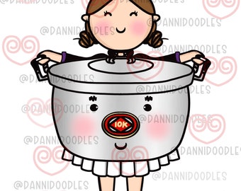 Hmong Christmas Couple Cartoon: Digital Art (PNG, JPG) - Etsy