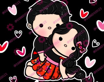 Hmong Couple Cartoon, Hmong Christmas, Christmas, Hmoob, Hmong Cartoon ...