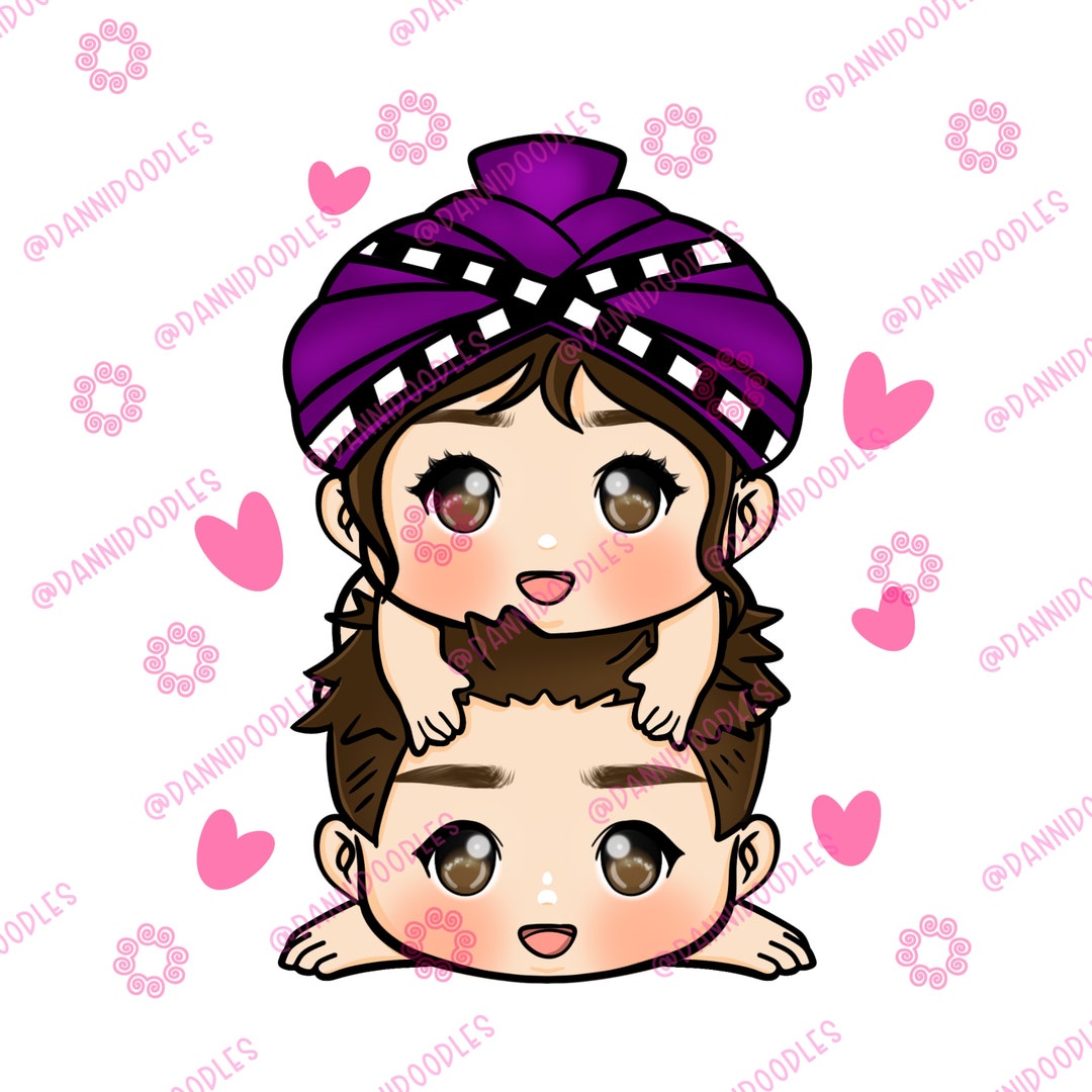 Hmong Couple Cartoon Art, Doodle Graphic (digital Download) - Etsy