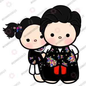 Hmong Couple Cartoon, Hmong Graphic Art, Hmoob, Hmong Cartoon, Hmong ...