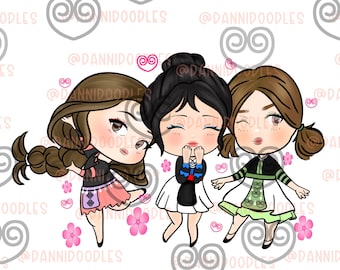Hmong Chibi Girl, Chibi Girl 10, Chibi Girl, Hmong Design, Hmong Art ...